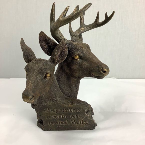 Lefton | Art | Vintage Spirit Of Unity By Lefton Two Deer With ...